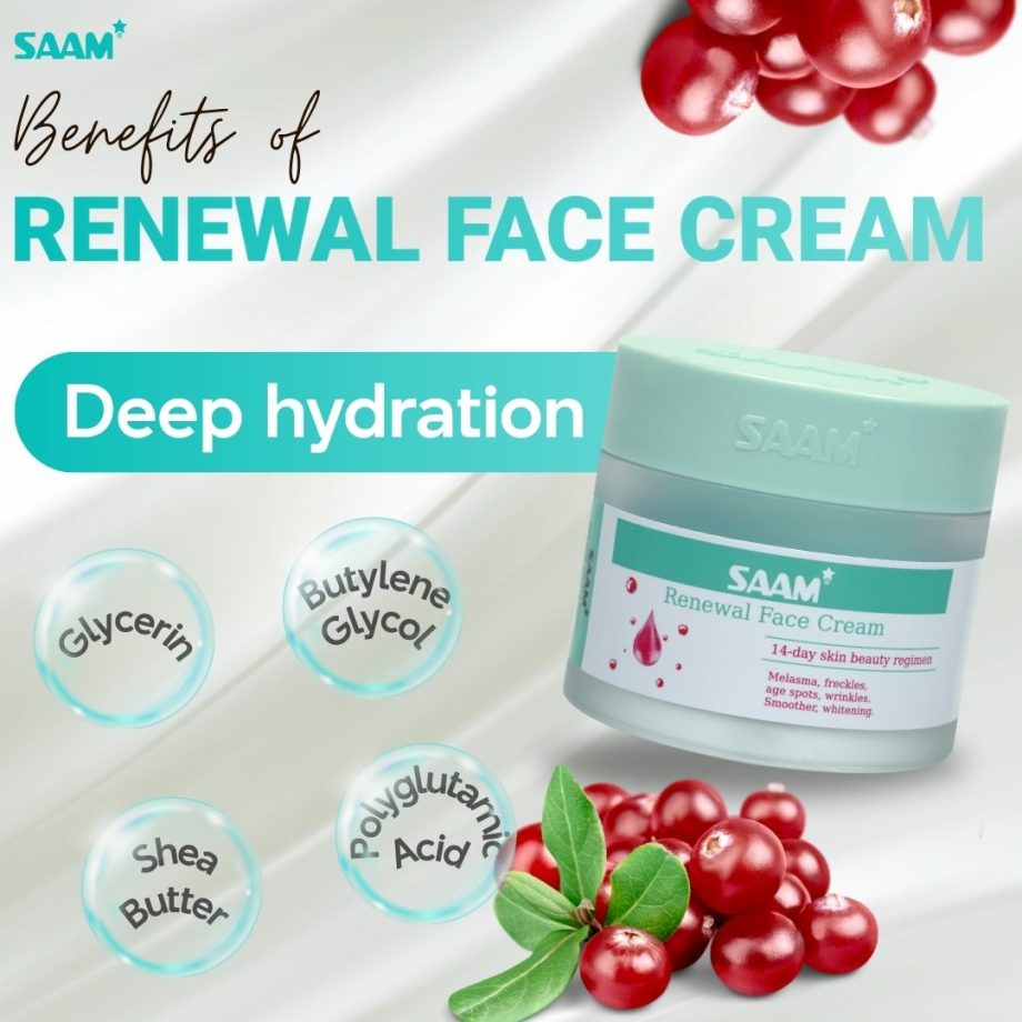 SAAM Renewal Face Cream for Melasma Treatment