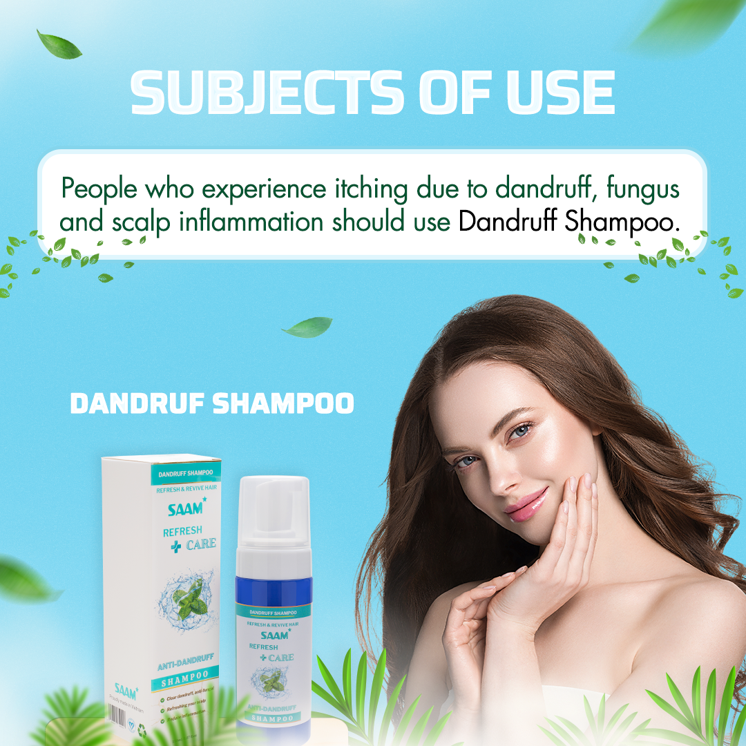 NO MORE WORRIES ABOUT DANDRUFF WITH SAAM DANDRUFF SHAMPOO 150ML - saam ...