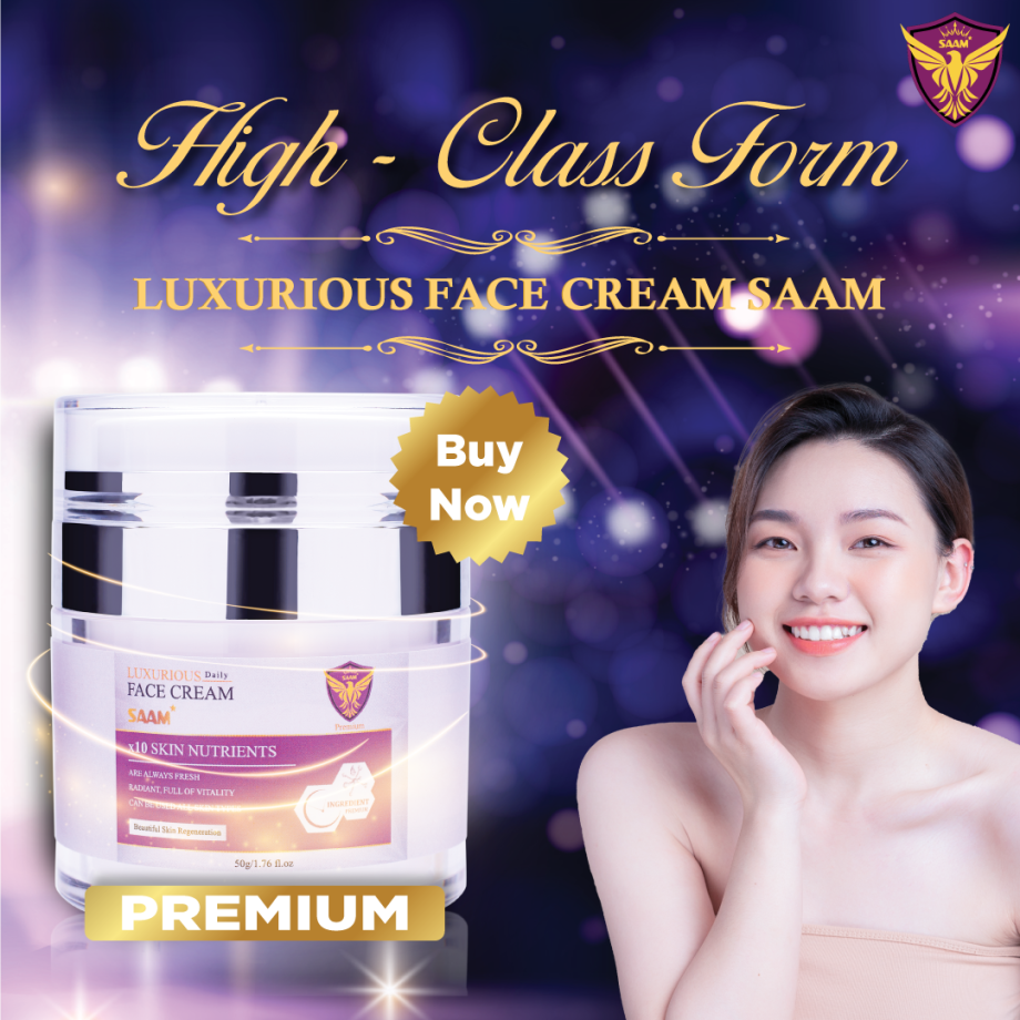 PREMIUM FACE CREAM | LUXURIOURS FACE CREAM SAAM - saam cosmetics
