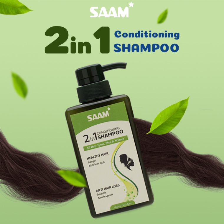 SAAM Conditioning Shampoo 2-in-1 Formula for All Hair Types