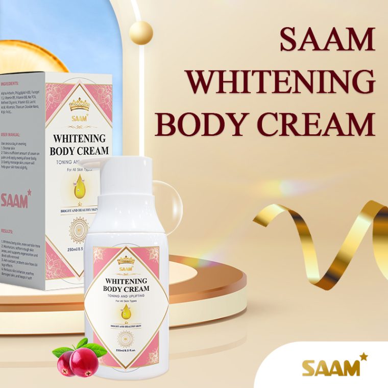 SAAM Whitening Body Cream for All Types of Body Skin